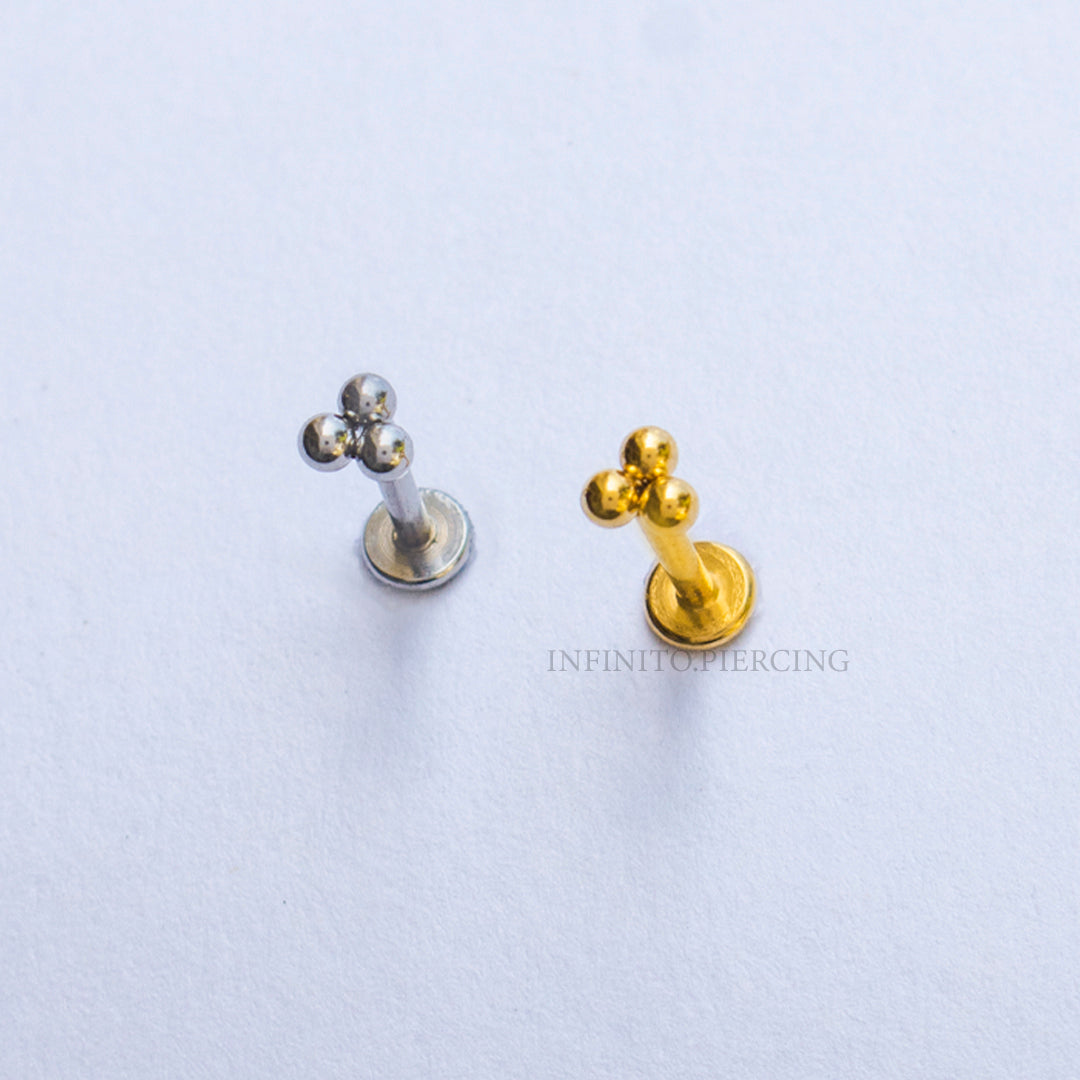 LABRET TRINITY BALÍN – Infinito Piercing